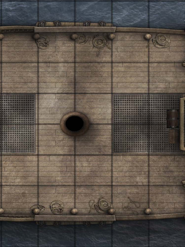 Gamemastery Map Pack Ships Cabins Biblioteca Elfica 4 | PDF