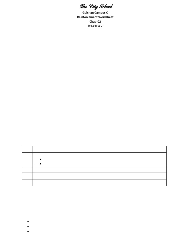 Worksheet Chap 2 | PDF | Html Element | Html