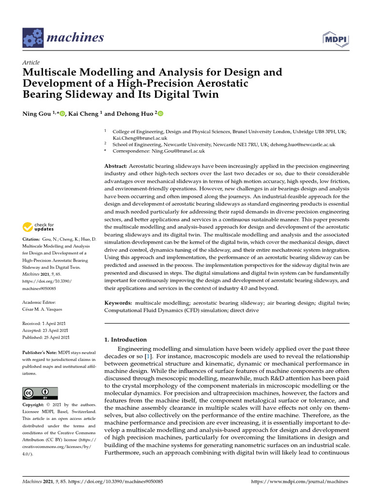 [9] Multiscale Modelling and Analysis for Design and D | PDF | Finite Element Method ...