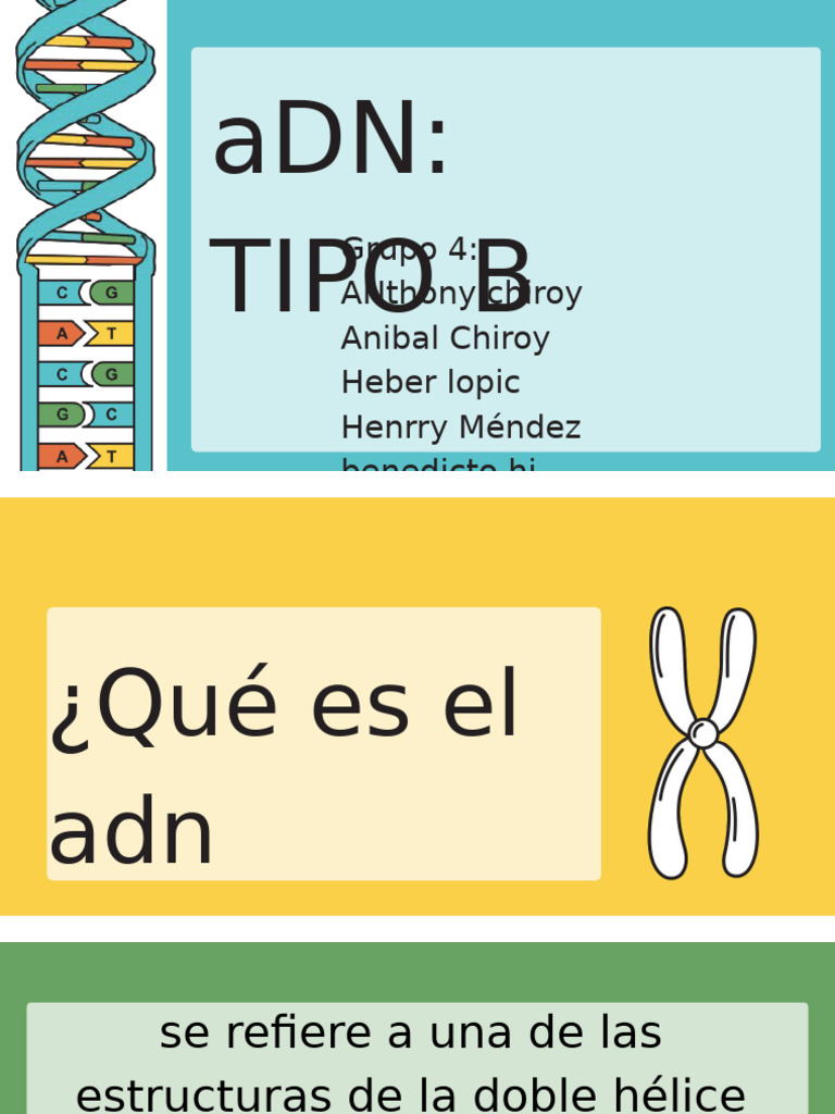 DNA Biology Science Education Presentation in Blue Orange Illustrated ...