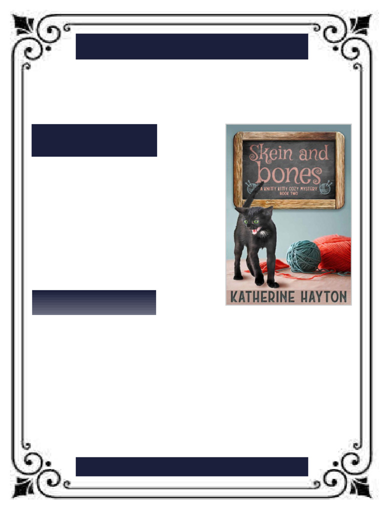 Skein and Bones Knitty Kitty Cozy Mystery 1 Katherine Hayton available all format | PDF