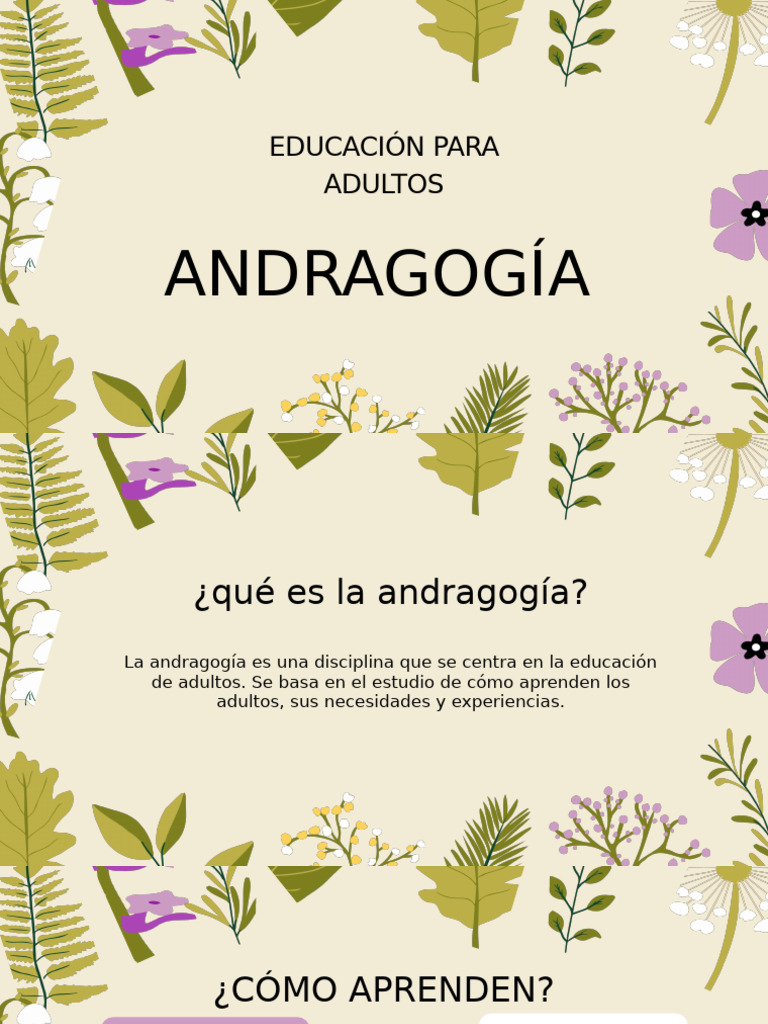 ANDRAGOGÍA[1] (1)TRABAJO CON ADULTOS (1) | PDF | Aprendizaje ...