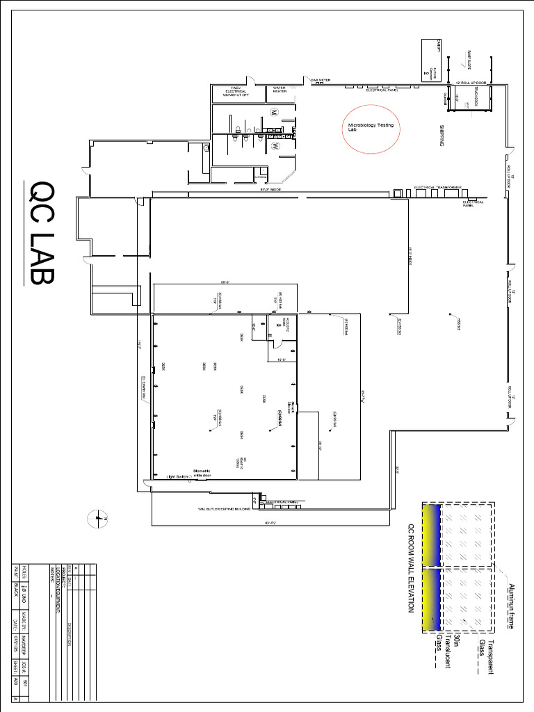 Frank West Floor Plan - Microbiology Lab-1 | PDF