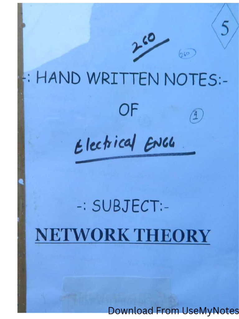 Network Theory | PDF