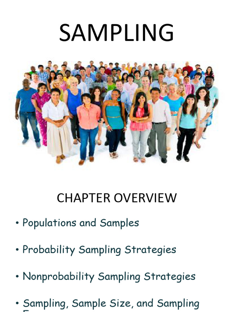 Sampling.pptx | PDF | Sampling (Statistics) | Techniques