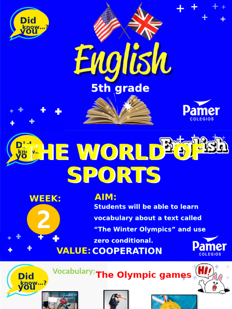 5th Grade Vocabulary: Winter Olympics | PDF