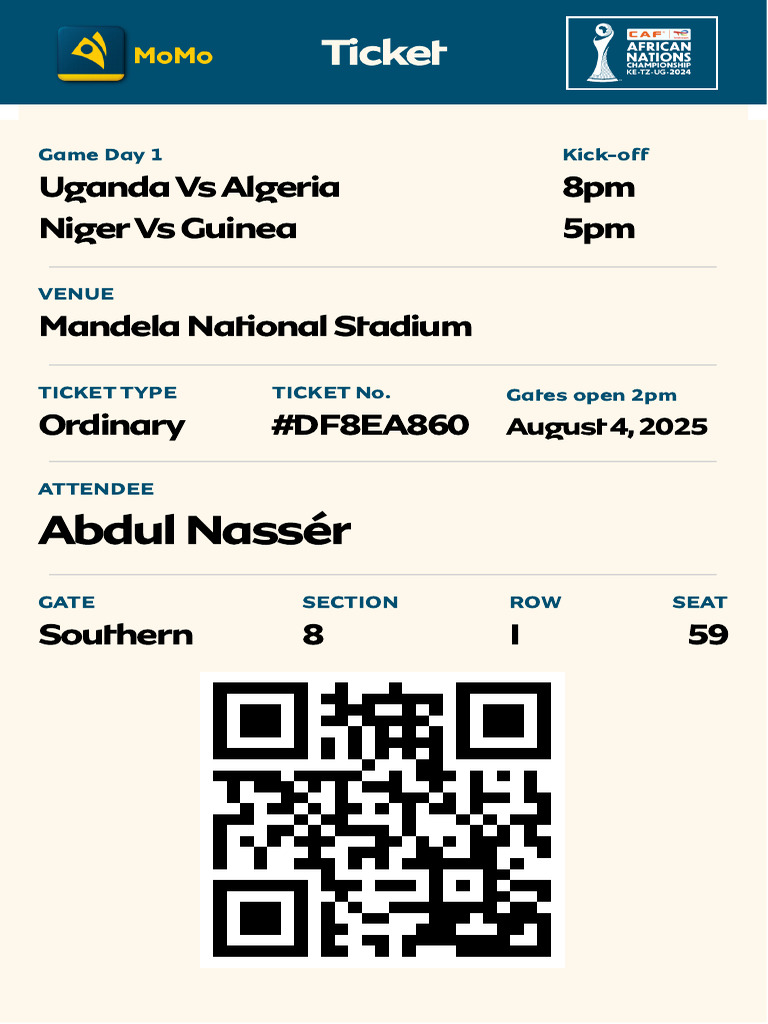 Ticket | PDF