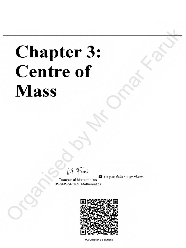 Circular Disc Template Center of Mass Analysis | PDF