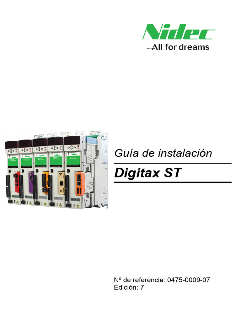 Digitax ST IG Spanish Issue 7 (0475-0009-07) - Approved | PDF ...