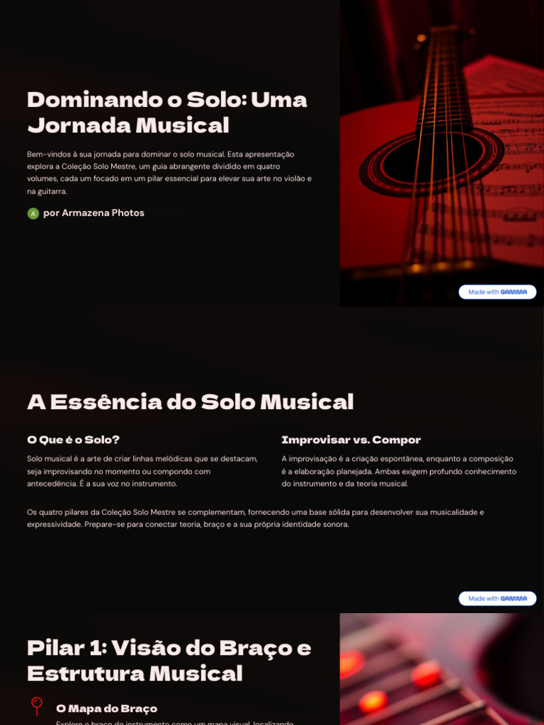 Domine o Solo Musical: Guia Completo | PDF | Harmonia | Escala (música)