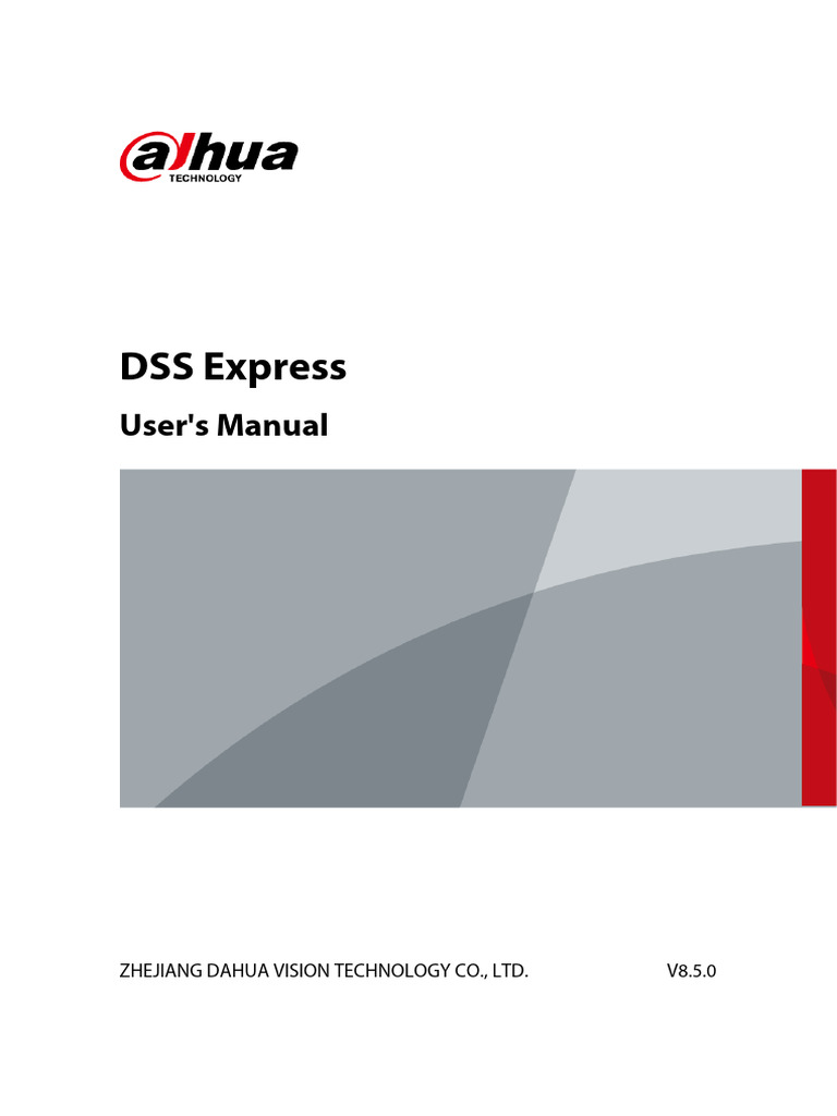 DSS-Express_Users-Manual_V8.5.0_20240725[001-100] | PDF | Computer ...