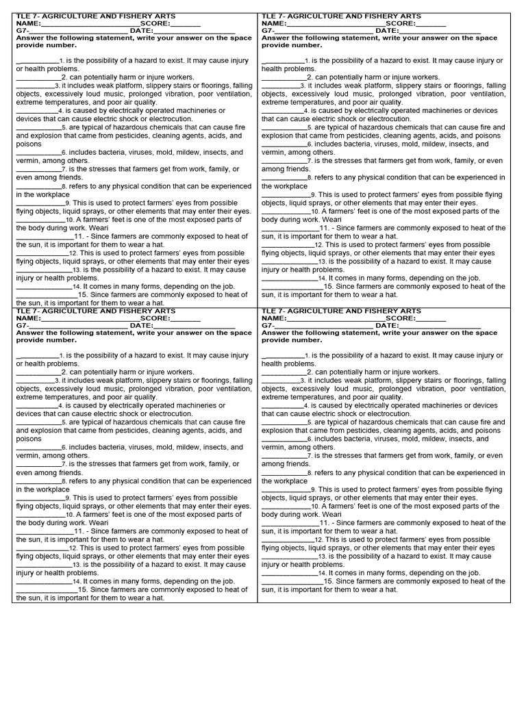 Activity Ohs | PDF | Hazards | Poison