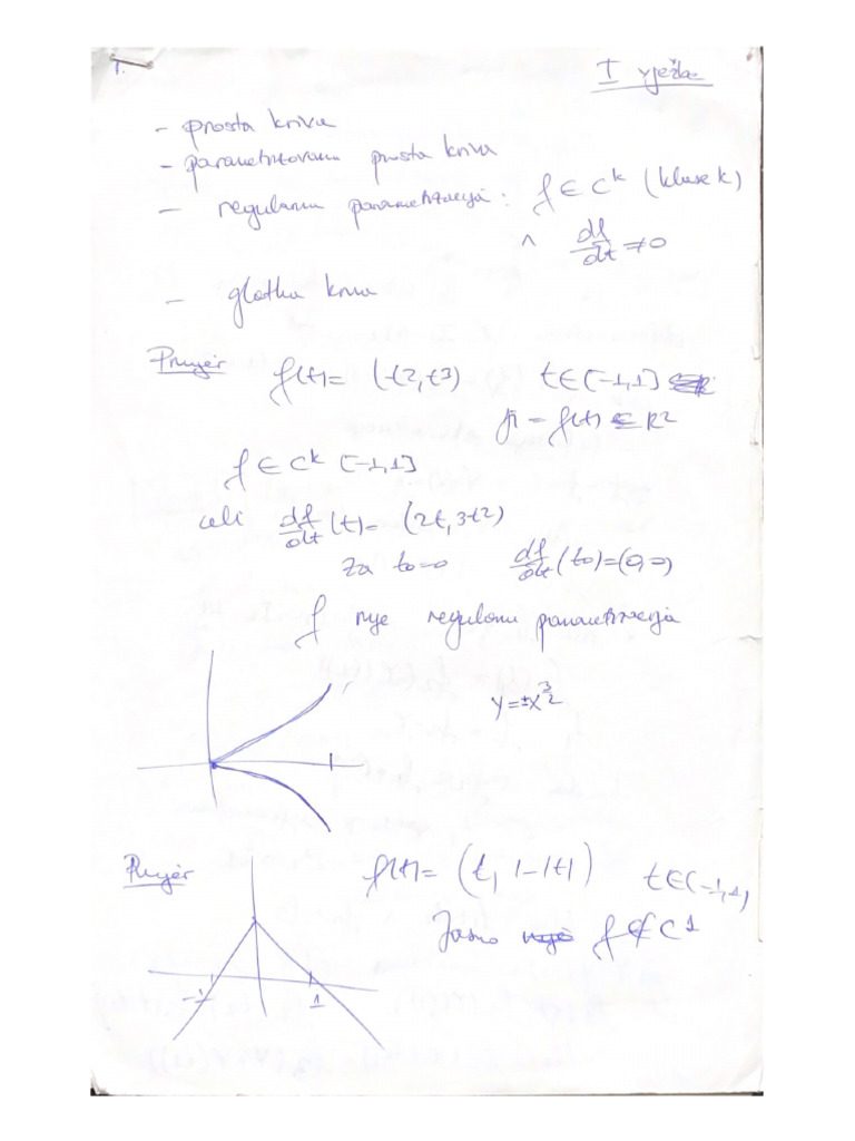 Uvod u Dif.geo - Vjezbe 1 | PDF