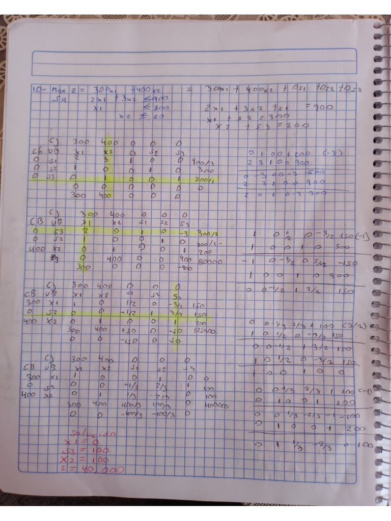 Metodo Simplex _p10 | PDF