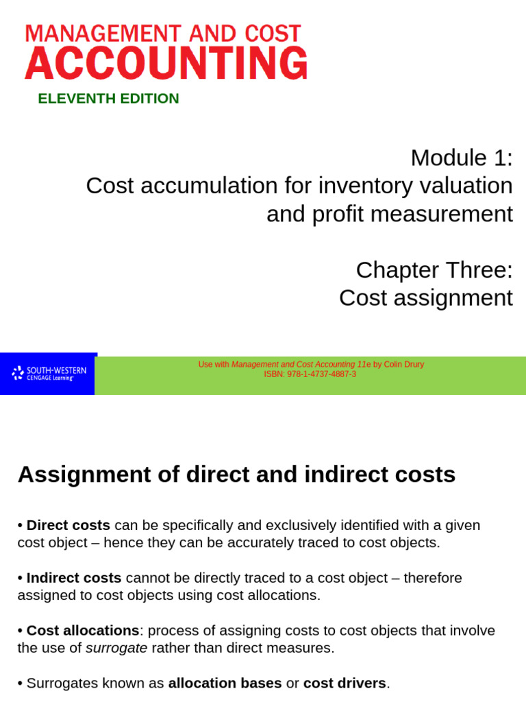 Chapter 03 Cost Assignment | PDF | Cost Accounting | Inventory