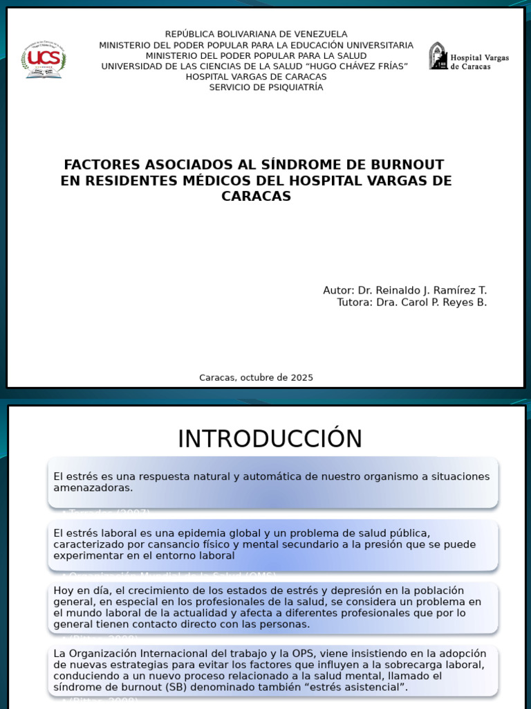 TRABAJO de GRADO Reinaldo Ramirez | PDF | Burnout ocupacional | Estrés ...
