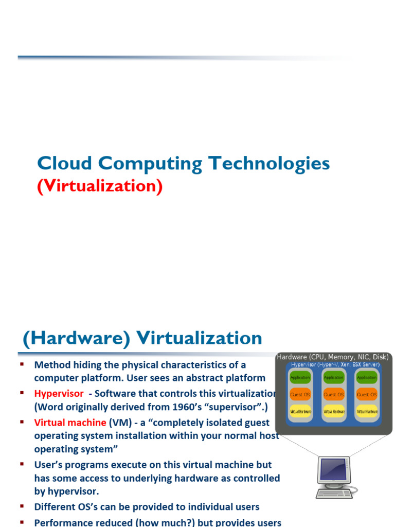 Virtual Ization | PDF | Virtual Machine | Virtualization