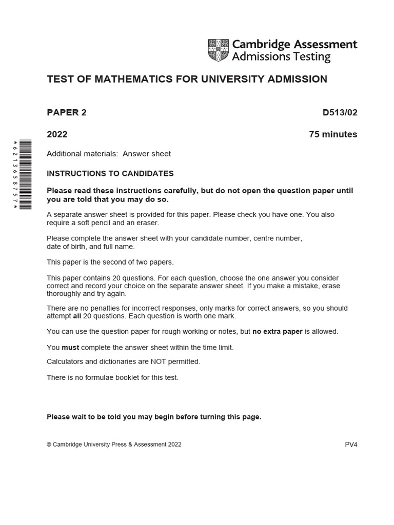 2022 Paper 2 | PDF | Factorization | Number Theory