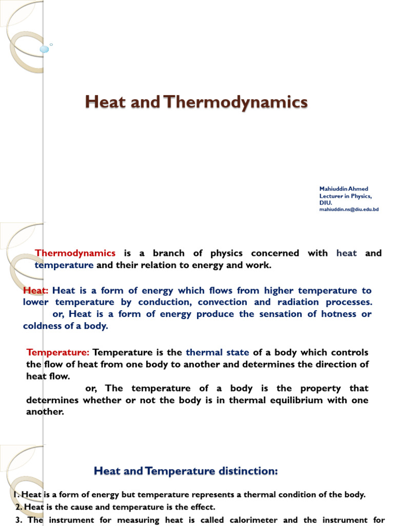 22 - Heat & Thermodynamics_3 | PDF | Heat | Temperature