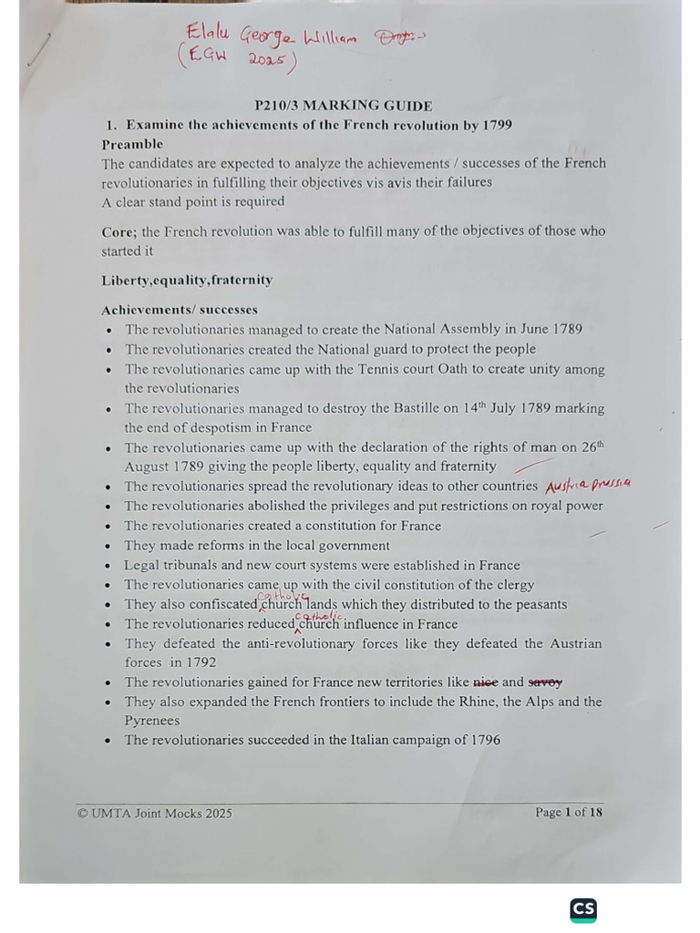 Hist 3 Umta 2025 | PDF