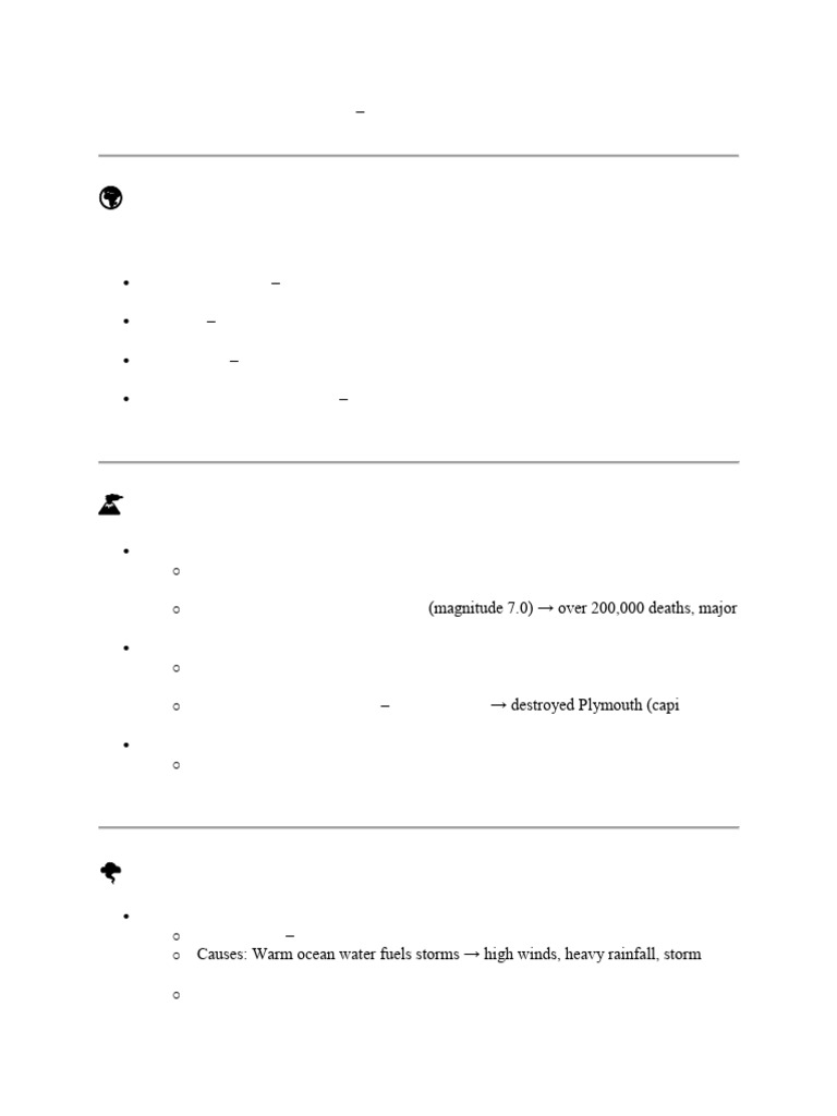 Natural Hazards in the Caribbean Explained | PDF | Natural Disasters ...