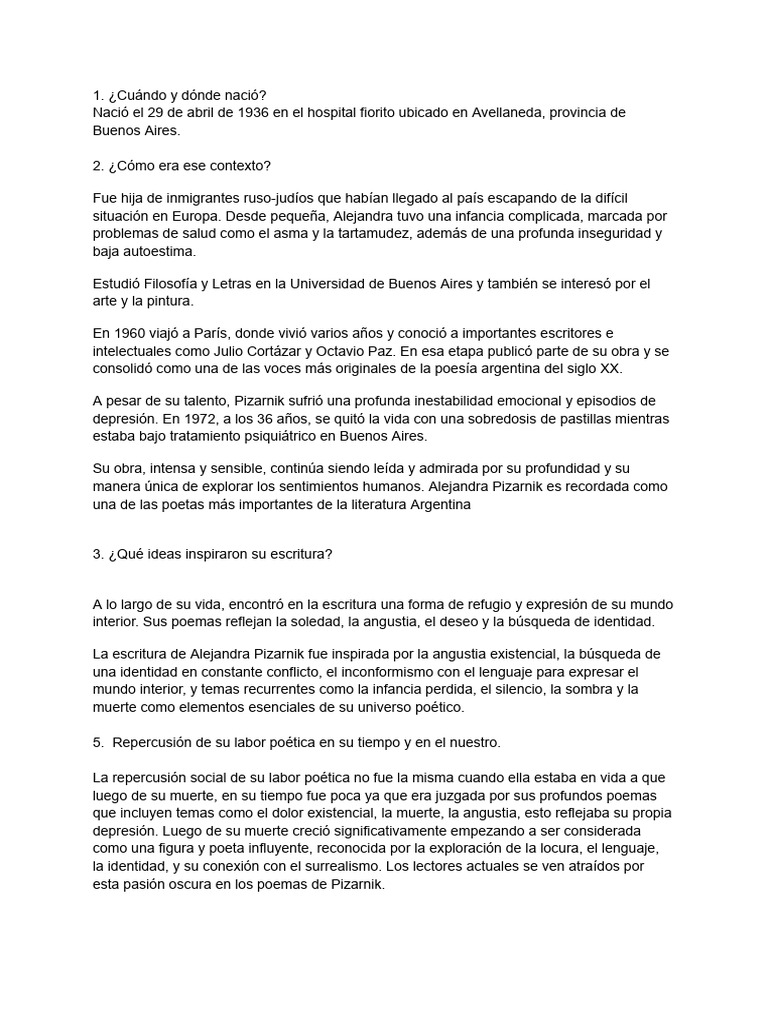 Alejandra Pizarnik (4) | PDF