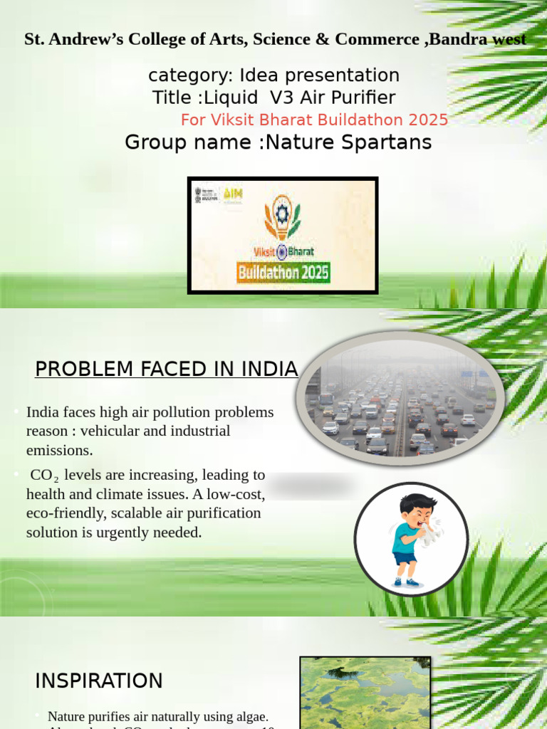 Eco-Friendly Liquid V3 Air Purifier | PDF | Atmosphere Of Earth ...
