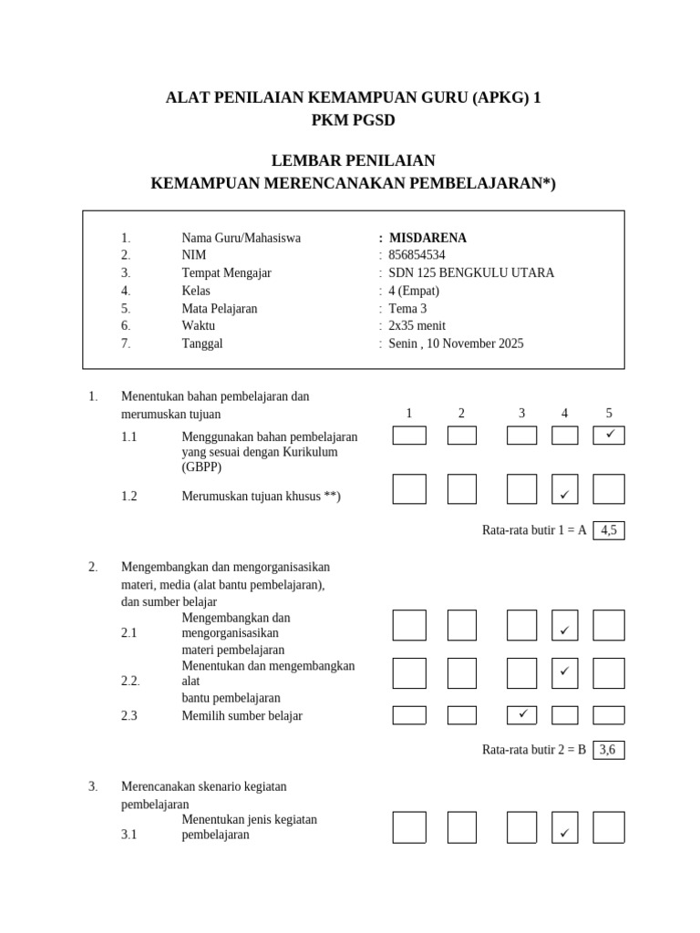 Apkg 1 Dan Apkg 2 Misdarena | PDF