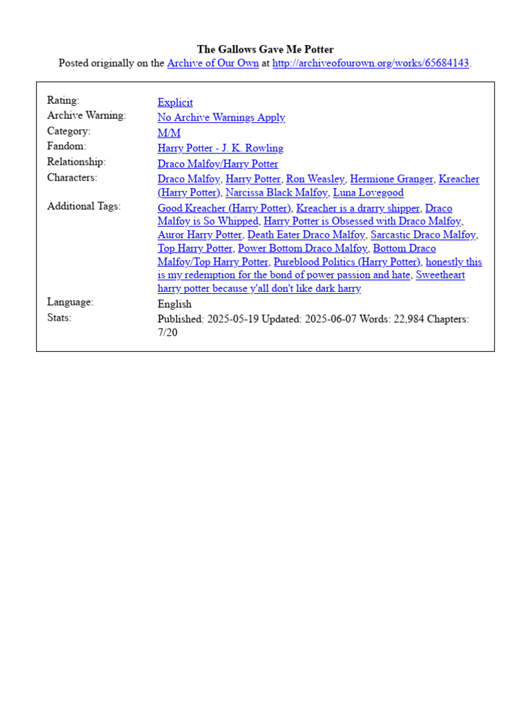 The Gallows Gave Me | PDF | Harry Potter