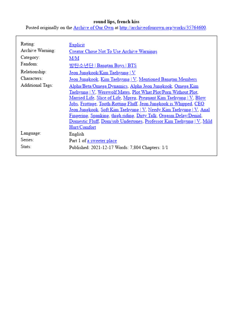 Round Lips French Kiss | PDF