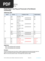 Testing Network Connectivity with Ping | PDF | Ip Address | I Pv6