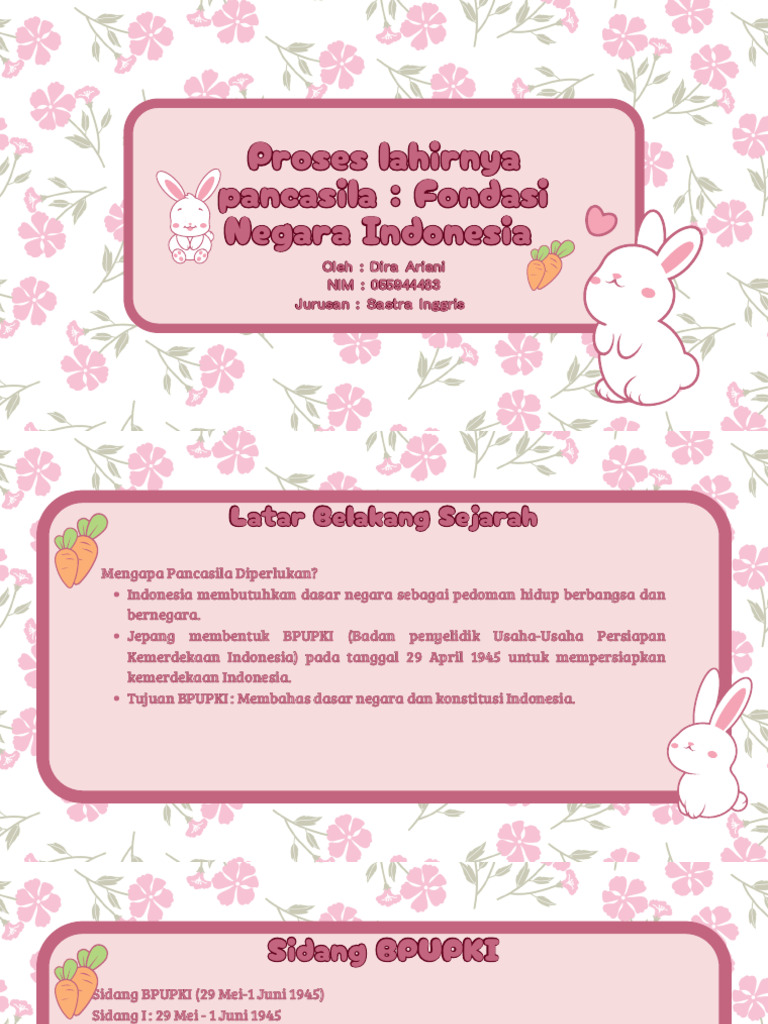 Proses Lahirnya Pancasila Indonesia | PDF