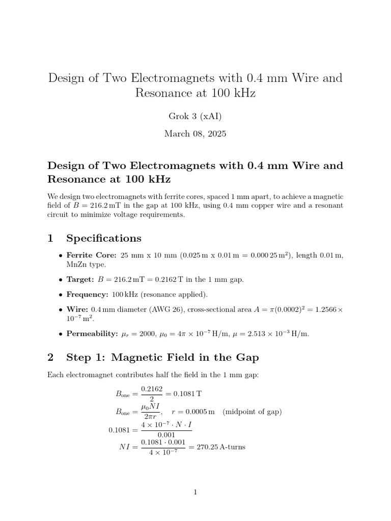 Resonance at 100 KHz | PDF | Resonance | Electrical Impedance