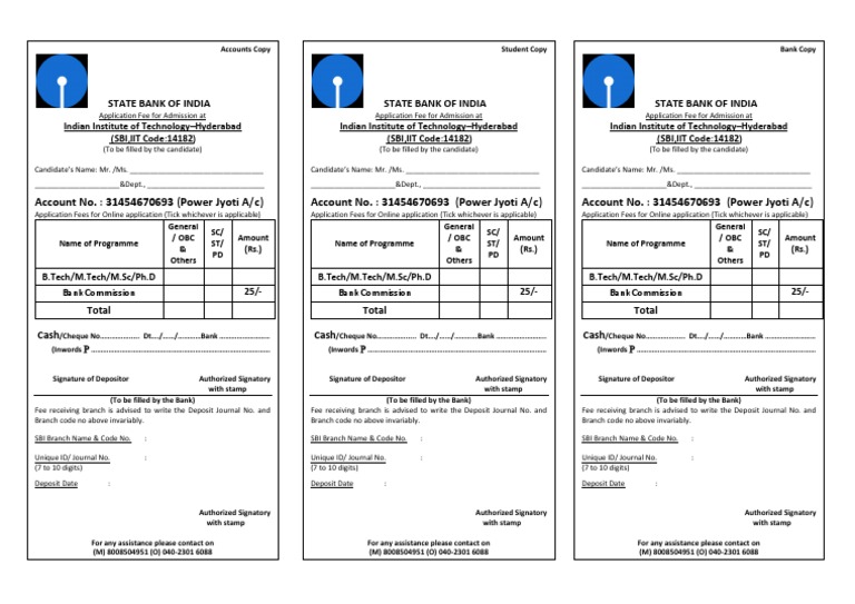 Bank Challan | PDF | Deposit Account | Banks