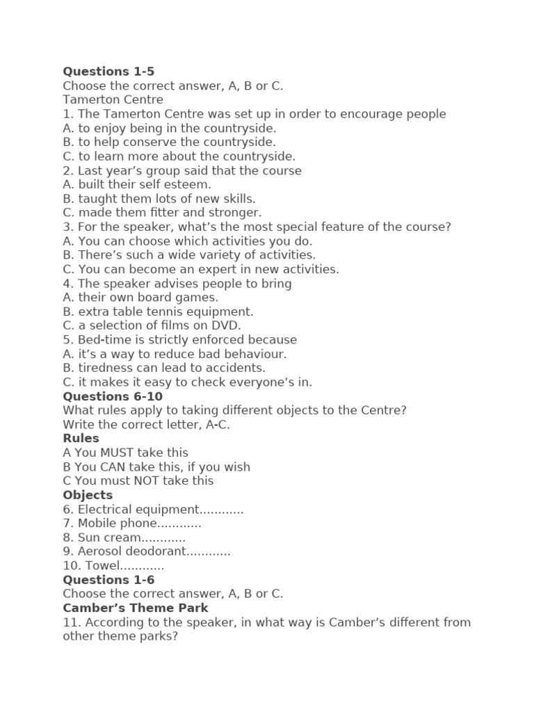 Tamerton Centre Course and Rules Guide | PDF | Dust