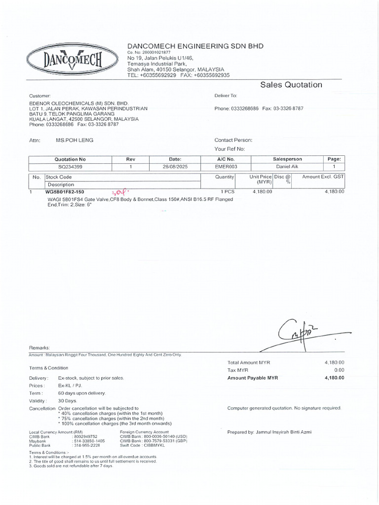 BQ Dancomech P7 Carbon Bed Filter Project | PDF