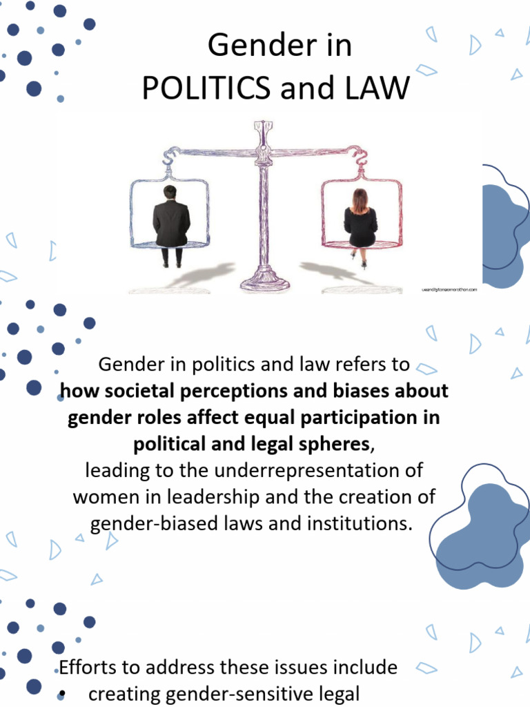 Gender Equality in Politics and Law | PDF | Discrimination | Gender Studies