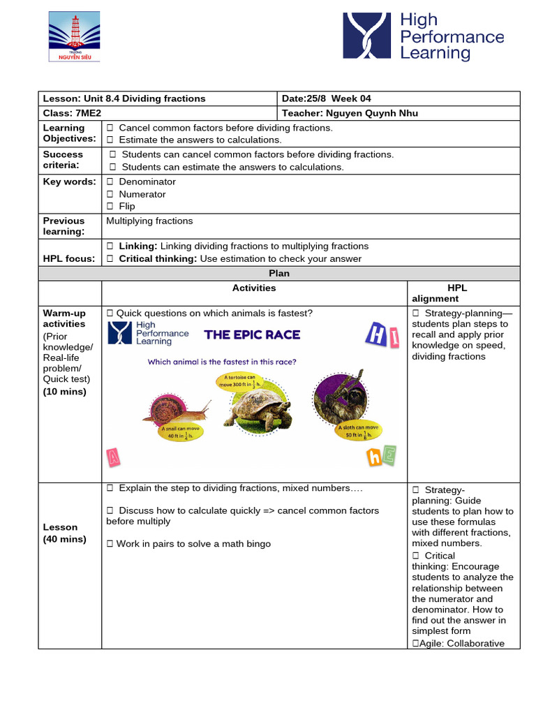 8.4 Dividing Fractions | PDF | Critical Thinking | Thought