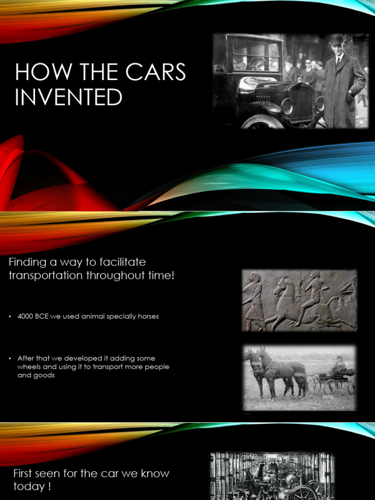 How The Cars Invented | PDF