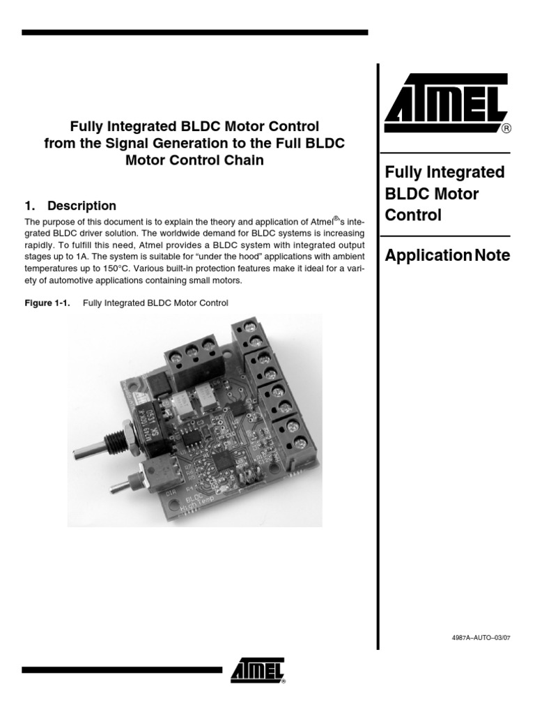 BLDC Controlador Atmel | PDF