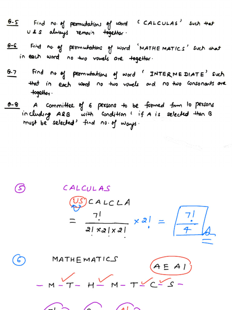 Find Unique 4-Digit Combinations | PDF