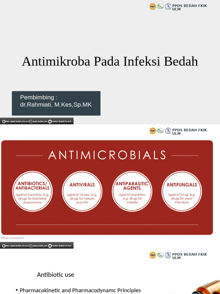 Antimikroba Pada Infeksi Bedah | PDF | Medicine | Microbiology