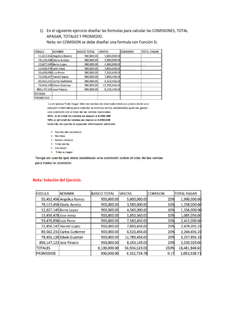 Taller en Casa Funcion Si | PDF
