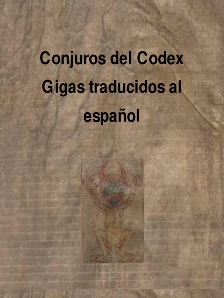 Conjuros del Codex Gigas en Español | PDF