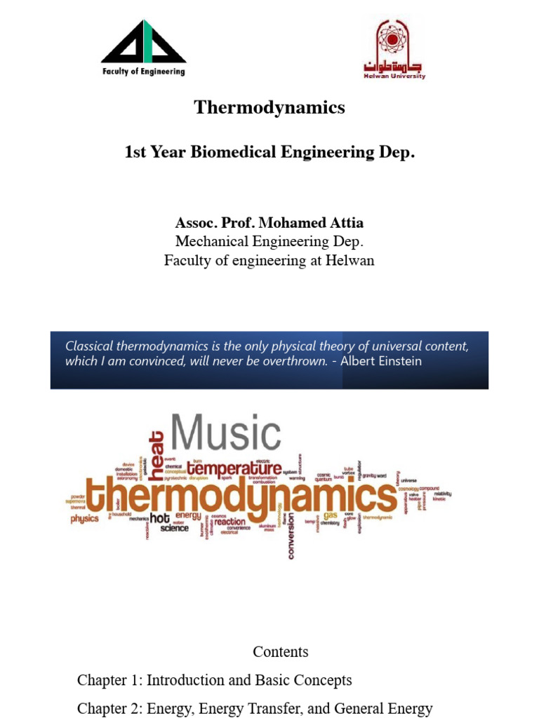 Thermo Chapter 1 | PDF | Thermodynamic Equilibrium | Heat