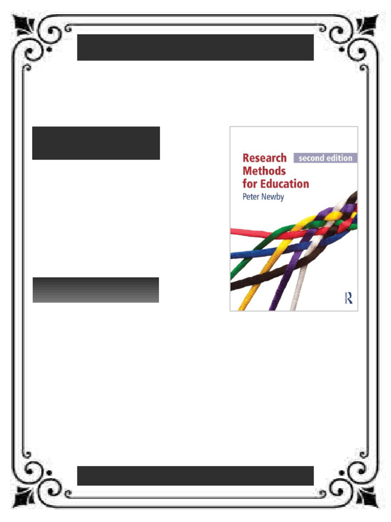 Research Methods For Education Second Edition Peter Newby Available ...