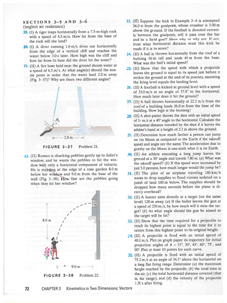 Projectile Motion | PDF | Kinematics | Spacetime