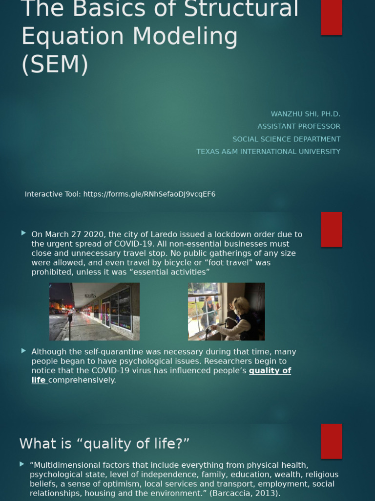 Understanding Structural Equation Modeling | PDF | Structural Equation ...