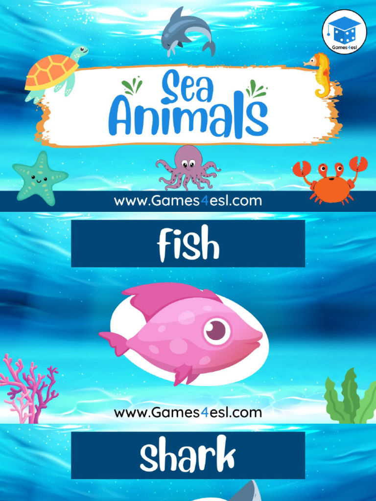 Sea Animals PowerPoint | PDF