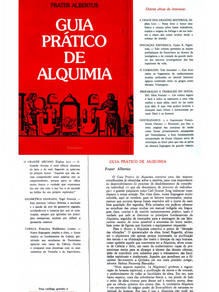 Frater Albertus_Guia Prático de Alquimia | PDF | Escolas esotéricas de ...
